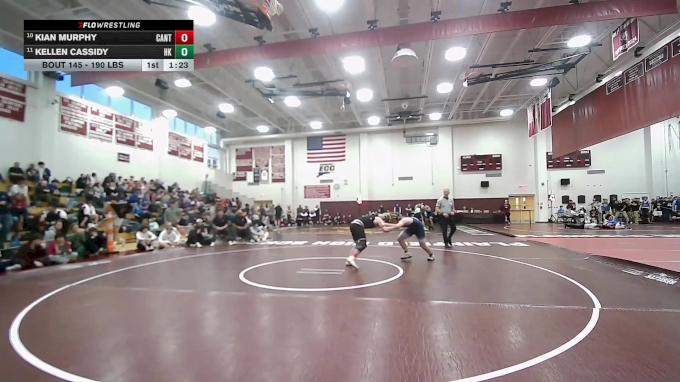 190 lbs Round Of 16 - Kian Murphy, Canton vs Kellen Cassidy, Haddam ...