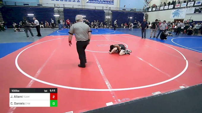 100 lbs Round Of 16 - Jayvyn Allami, Team Tulsa Wrestling Club vs ...