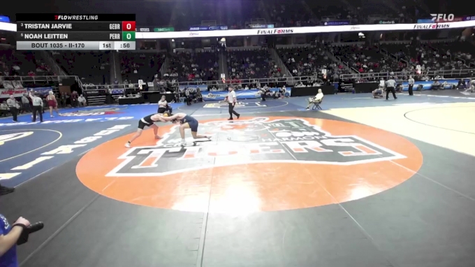 II-170 lbs 3rd Place Match - Tristan Jarvie, General Brown vs Noah ...