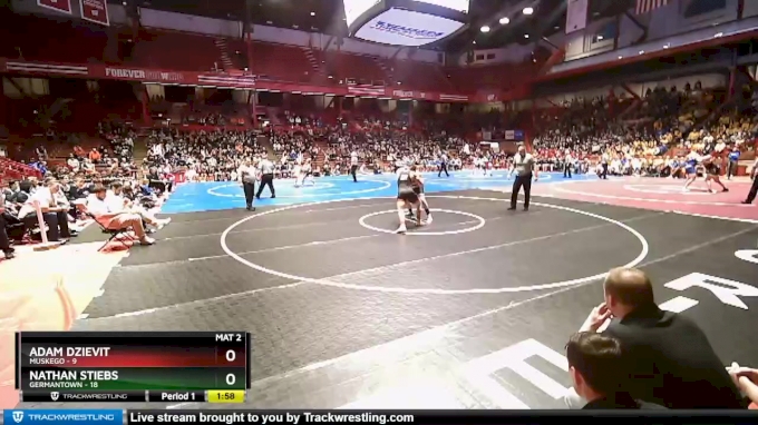 220 lbs D1 - Quarter-finals (fri 5:30 P.m.) - Nathan Stiebs, Germantown ...