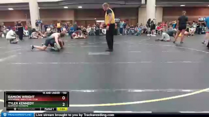 150 lbs Round 1 - Tyler Kennedy, Kentucky Extreme vs Damion Wright ...