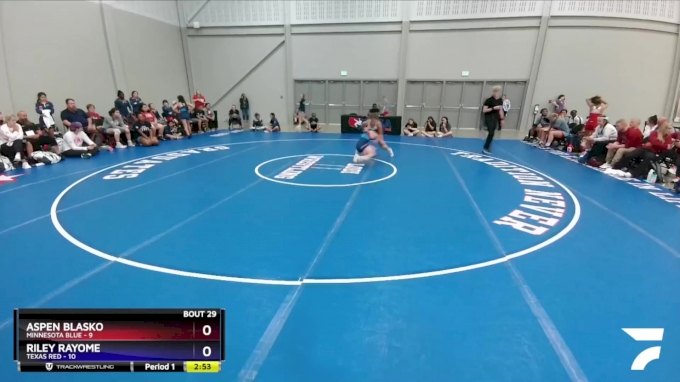 112 lbs Placement Matches (16 Team) - Aspen Blasko, Minnesota Blue vs ...