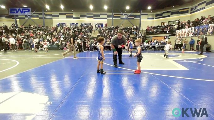 35 lbs Quarterfinal - Jaxtyn Summitt, Newkirk Takedown Club vs Walker ...