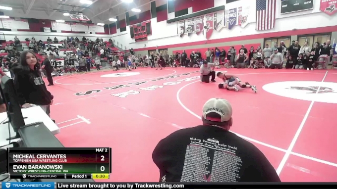 93 lbs Round 1 - Evan Baranowski, Victory Wrestling-Central WA vs ...