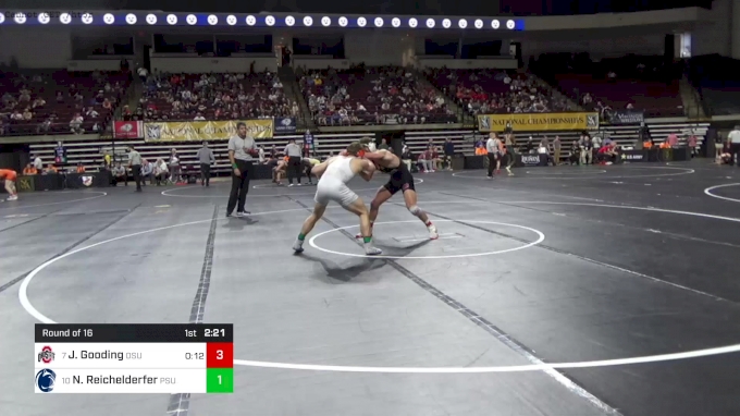 157 lbs Round Of 16 - Jake Gooding, Ohio State WC vs Noah Reichelderfer ...