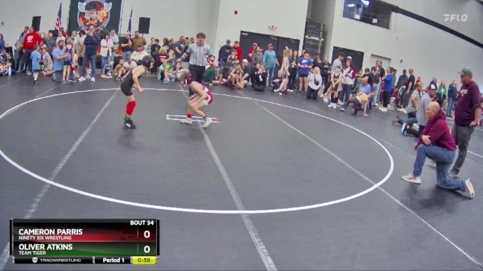 58 lbs Round 2 - Cameron Parris, Ninety Six Wrestling vs Oliver Atkins ...