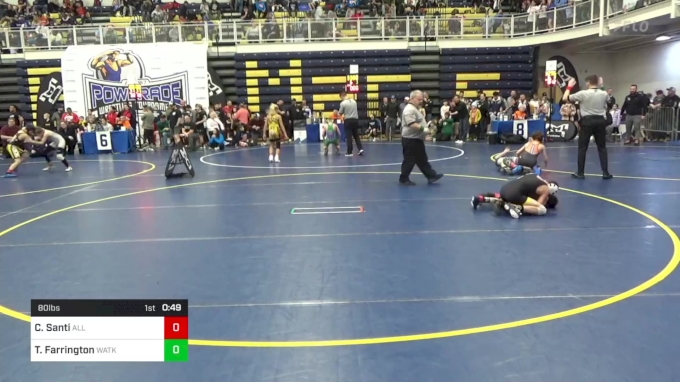 80 lbs Consy 3 - Coleson Santi, All American vs Tripp Farrington ...