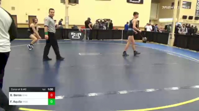 145 lbs Consi Of 8 #2 - Brooks Beres, Seneca Valley vs Frank Aquila ...