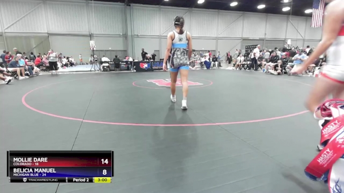 145 lbs Placement Matches (8 Team) - Mollie Dare, Colorado vs Belicia ...