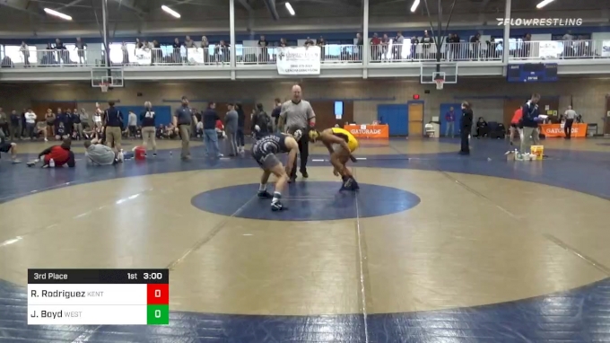 3rd Place - Raphael Rodriguez, Kent State vs Jeffrey Boyd, West ...
