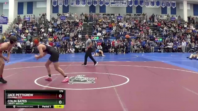 175 lbs Champ. Round 1 - Jace Pettigrew, Columbia City vs Colin Bates ...