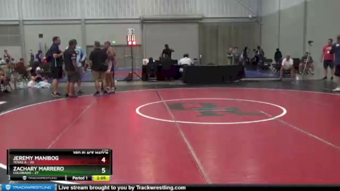 145 lbs Placement Matches (8 Team) - Jeremy Manibog, Texas A vs Zachary ...