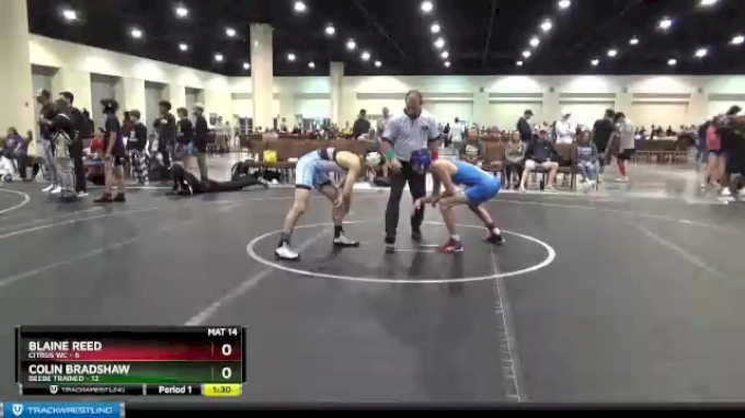 120 lbs Round 5 (8 Team) - Colin Bradshaw, Beebe Trained vs Blaine Reed ...