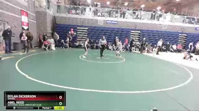 70 lbs Round 2 - Dylan Dickerson, Weiser vs Abel Reed, Southern Idaho ...