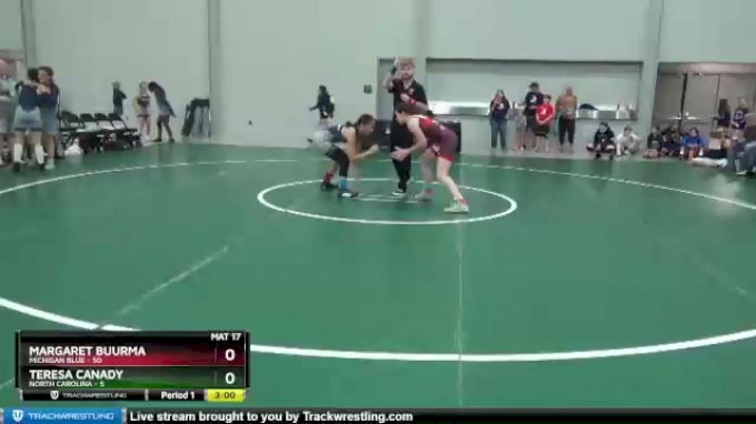 122 lbs Quarterfinals (8 Team) - Margaret Buurma, Michigan Blue vs ...
