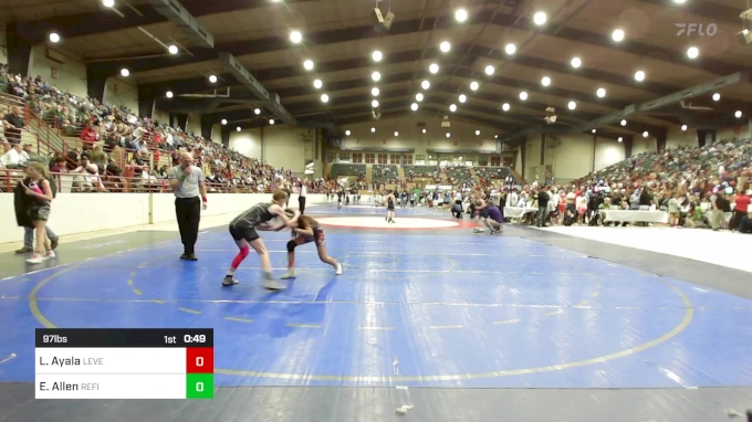 97 lbs Consolation - Laura Ayala, Level Up Wrestling Center vs Emmerson ...