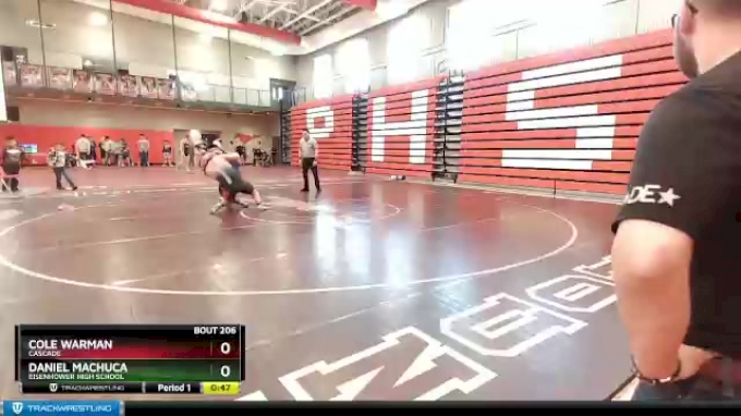 220 lbs Cons. Round 2 - Daniel Machuca, Eisenhower High School vs Cole ...