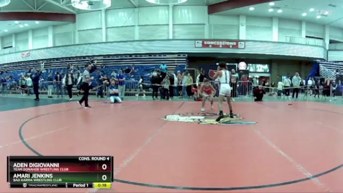 92 lbs Cons. Round 4 - Amari Jenkins, Bad Karma Wrestling Club vs Aden ...