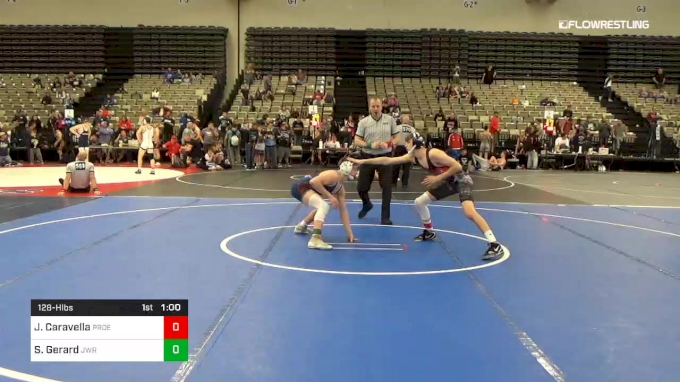 128 lbs Consi Of 16 #1 - Jack Caravella, ProEx vs Sammy Gerard, JW Robinson