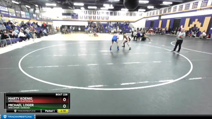 184 lbs Cons. Round 4 - Marty Koenig, Wisconsin-Platteville vs Michael ...