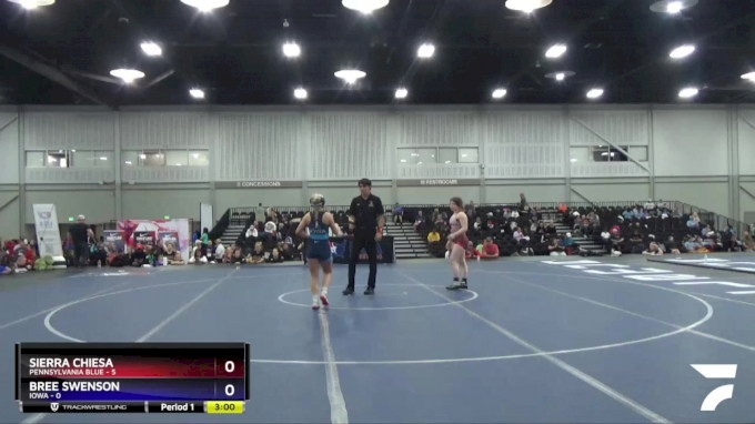 117 lbs Round 3 (8 Team) - Sierra Chiesa, Pennsylvania Blue vs Bree ...