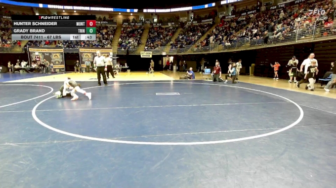 67 lbs Consy 2 - Hunter Schneider, Montour vs Grady Brand, Trinity