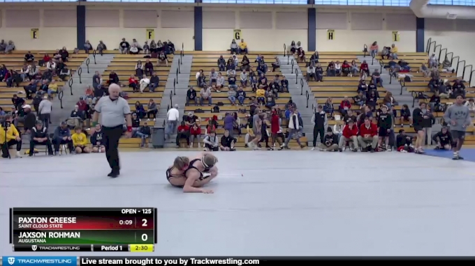 125 lbs 1st Place Match - Paxton Creese, Saint Cloud State vs Jaxson ...
