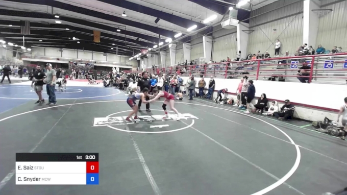 116 kg Quarterfinal - Emily Saiz, Stout Wrestling Academy vs CeJae ...