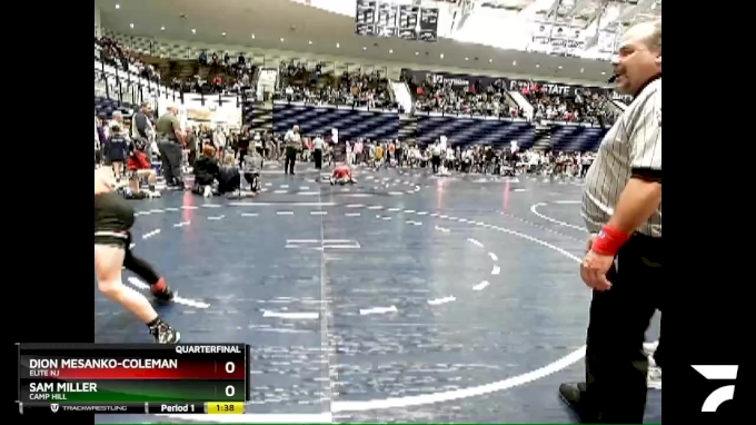 92 lbs Quarterfinal - Dion Mesanko-Coleman, Elite NJ vs Sam Miller ...