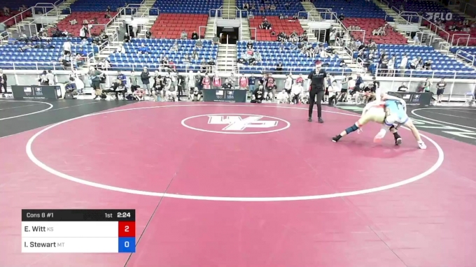 106 lbs Cons 8 #1 - Ezekiel Witt, Kansas vs Isaac Stewart, Montana