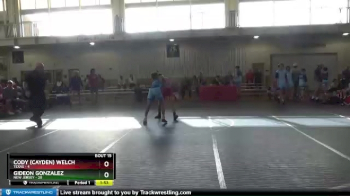 114 lbs Quarters & 1st Wb (16 Team) - Cody (Cayden) Welch, Texas vs ...