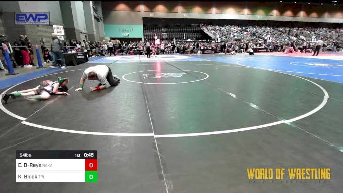 54 lbs Consi Of 8 #1 - Ezrianna Iniba Delos-Reys, Nakamura Wrestling vs ...