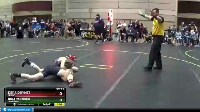 130 lbs Round 2 - Noli Paddock, Unattached vs Kiera Depinet, OHWAY