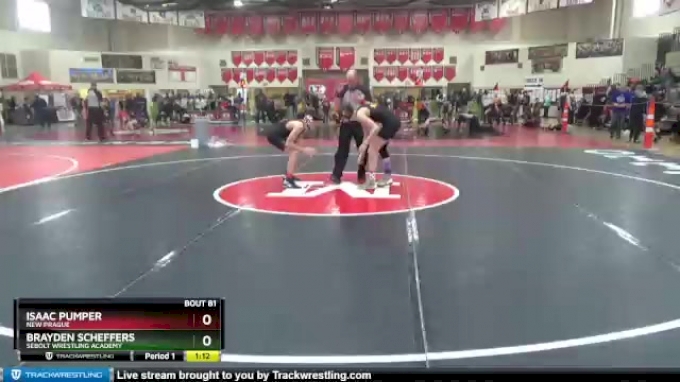 115 lbs Round 5 - Brayden Scheffers, Sebolt Wrestling Academy vs Isaac ...