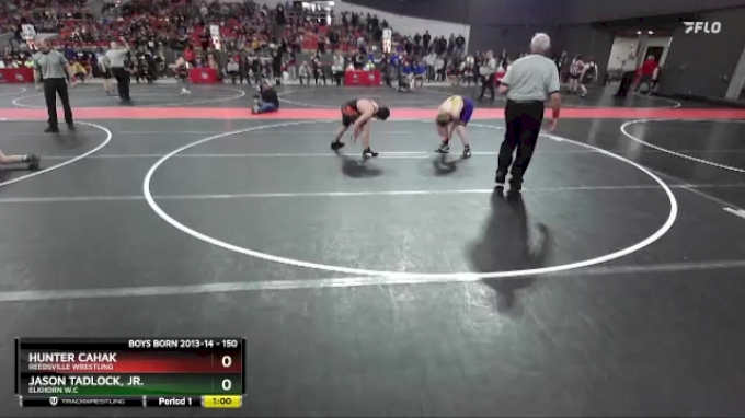 150 lbs Champ. Round 1 - Jason Tadlock, Jr., Elkhorn W.C vs Hunter ...