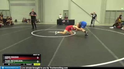 160 lbs Placement Matches (16 Team) - Aiden Riggins, Iowa vs Thor ...