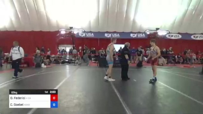 65 kg Consi Of 16 #2 - Dominic Federici, X-Calibur vs Cody Goebel ...