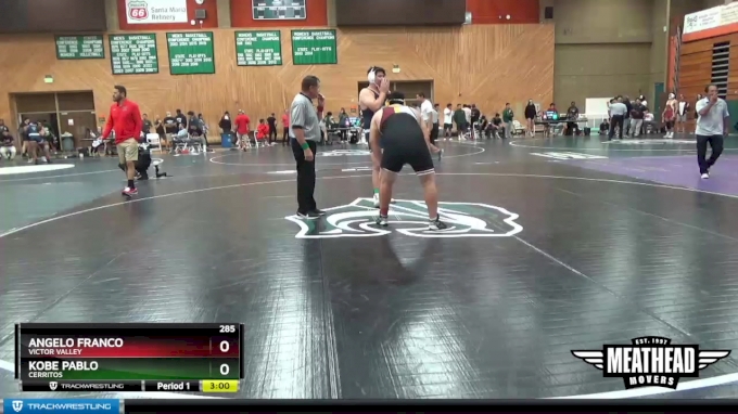 285 lbs 3rd Place Match - Angelo Franco, Victor Valley vs Kobe Pablo ...
