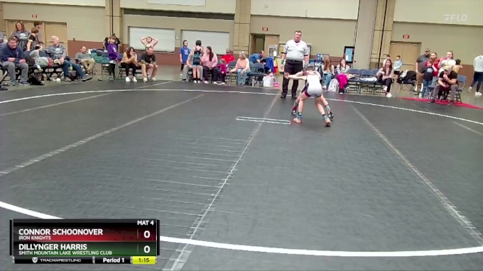 64-68 lbs Round 1 - Dillynger Harris, Smith Mountain Lake Wrestling ...