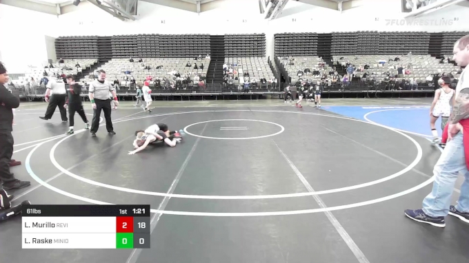 61 lbs Rr Rnd 5 - Leo Murillo, Revival Orange vs Logan Raske, Minion Green