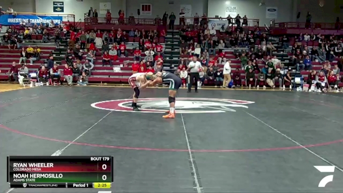 157 lbs 1st Place Match - Noah Hermosillo, Adams State vs Ryan Wheeler ...