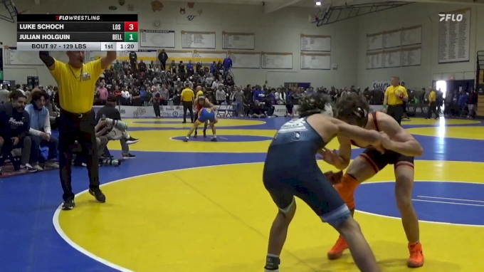 129 lbs Round Of 32 - Luke Schoch, Los Gatos vs Julian Holguin ...