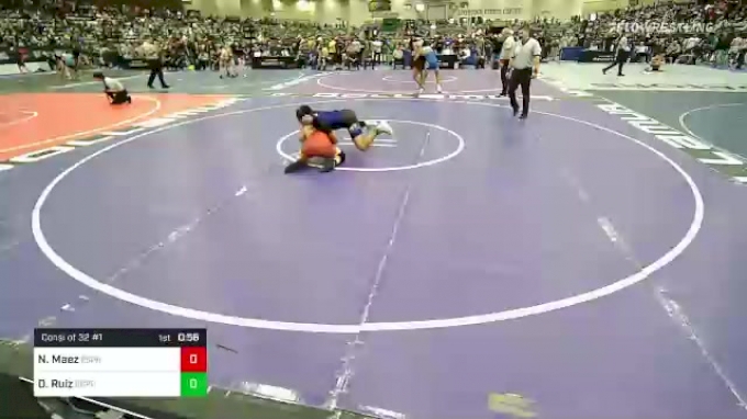 135 lbs Consi Of 32 #1 - Noah Maez, Espanola Junior Wrestling vs ...
