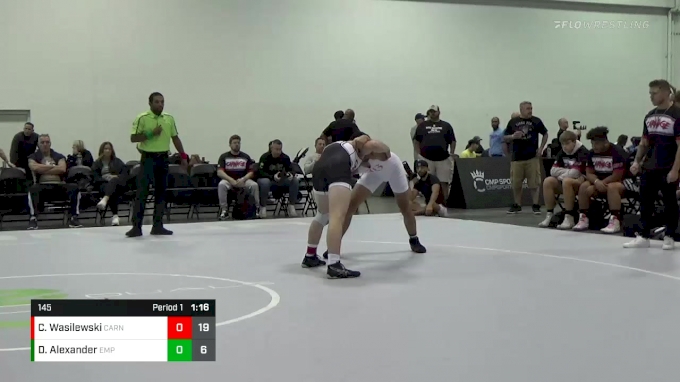 145 lbs Quarterfinals (8 Team) - Cross Wasilewski, Team Carnage vs ...