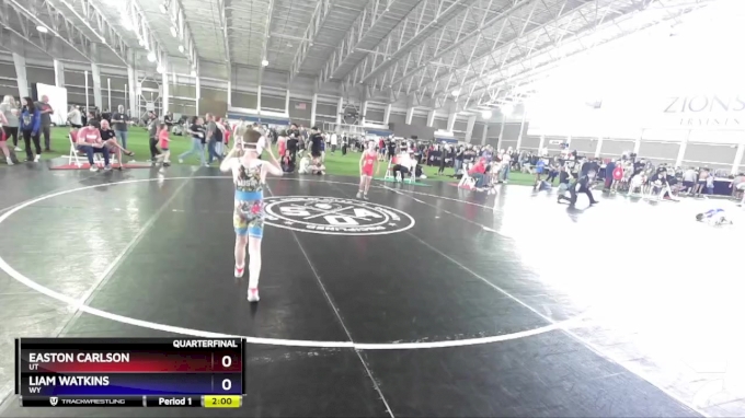 74 lbs Quarterfinal - Easton Carlson, UT vs Liam Watkins, WY
