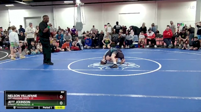 80 lbs Semis (4 Team) - Nelson Villafane, Mat Assassins White vs Jett ...