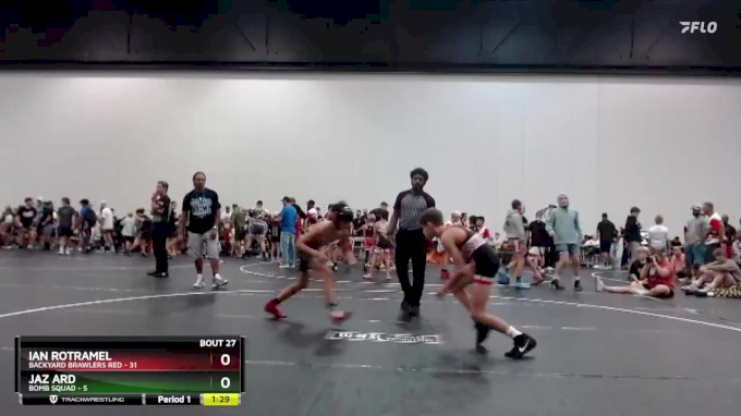 90 lbs Round 6 (10 Team) - Jaz Ard, Bomb Squad vs Ian Rotramel ...