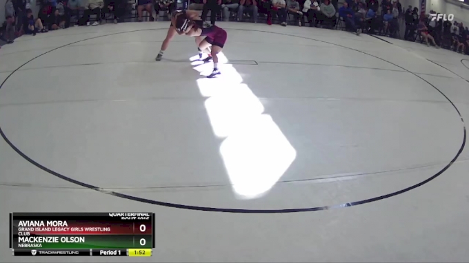 118 lbs Quarterfinal - Mackenzie Olson, Nebraska vs Aviana Mora, Grand ...
