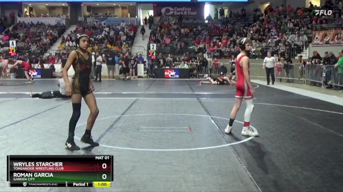 84 lbs Cons. Round 2 - Wryles Starcher, Tonganoxie Wrestling Club vs ...
