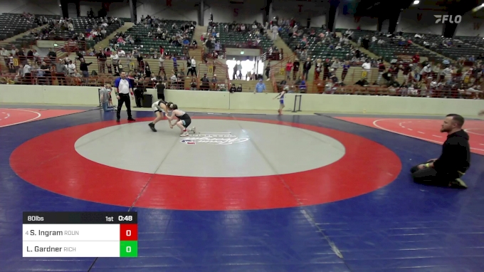 80 lbs Consi Of 4 - Sam Ingram, Roundtree Wrestling Academy vs Landon ...